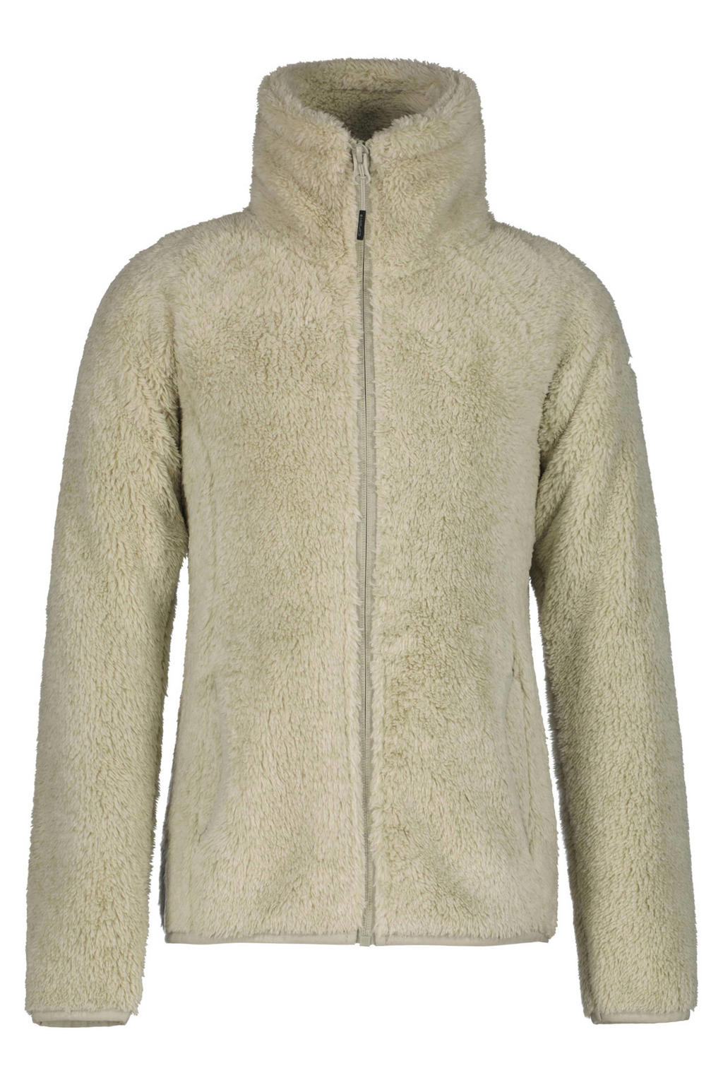 Icepeak teddy fleece vest Loma lichtgroen | kleertjes.com