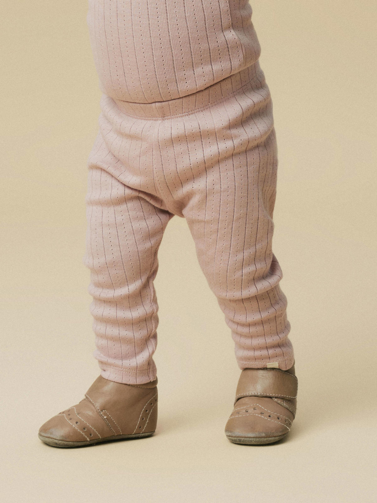 LIL' ATELIER BABY slim babybroek lichtroze | kleertjes.com