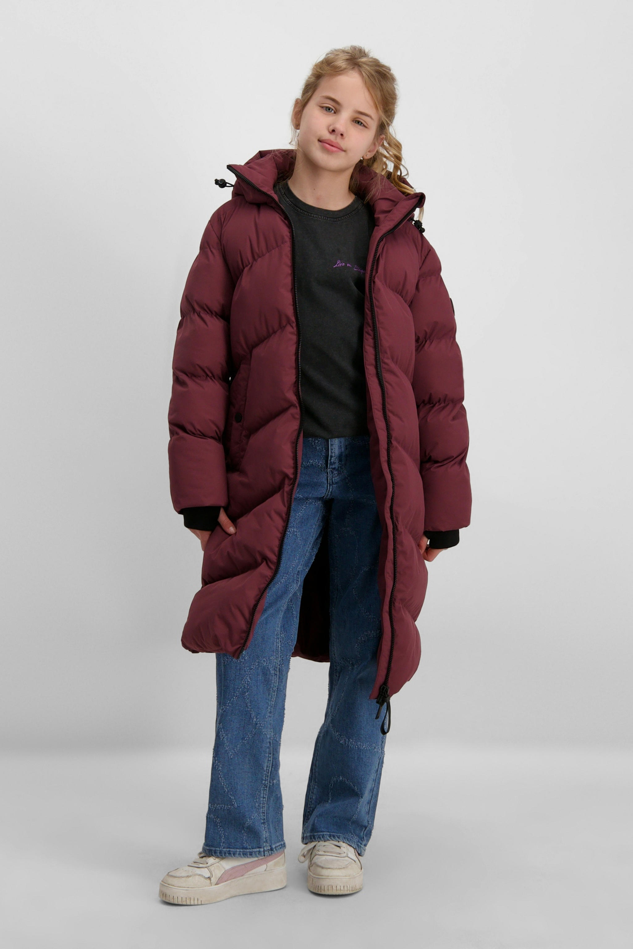 Cars gewatteerde jas winter oudroze | kleertjes.com