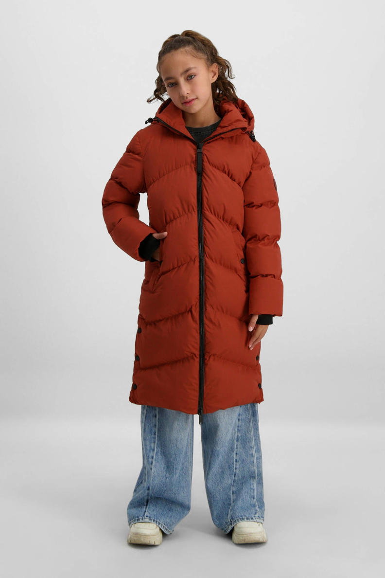 Cars gewatteerde jas winter donker oranje | kleertjes.com