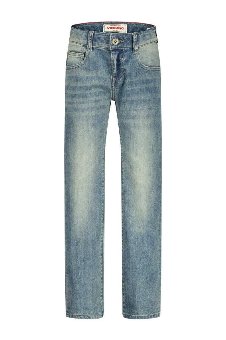 Vingino loose fit jeans medium blue denim | kleertjes.com