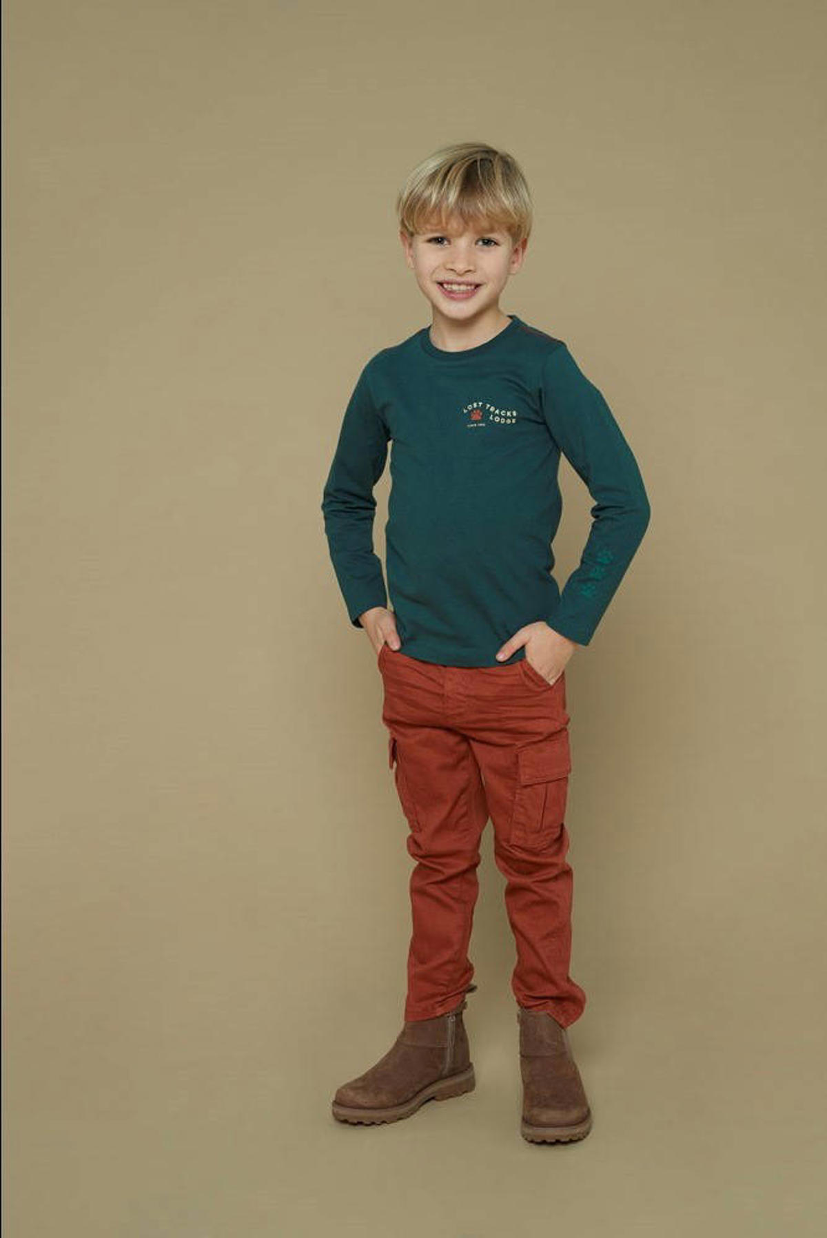 Sturdy cargo broek donkeroranje Chasing trails | kleertjes.com
