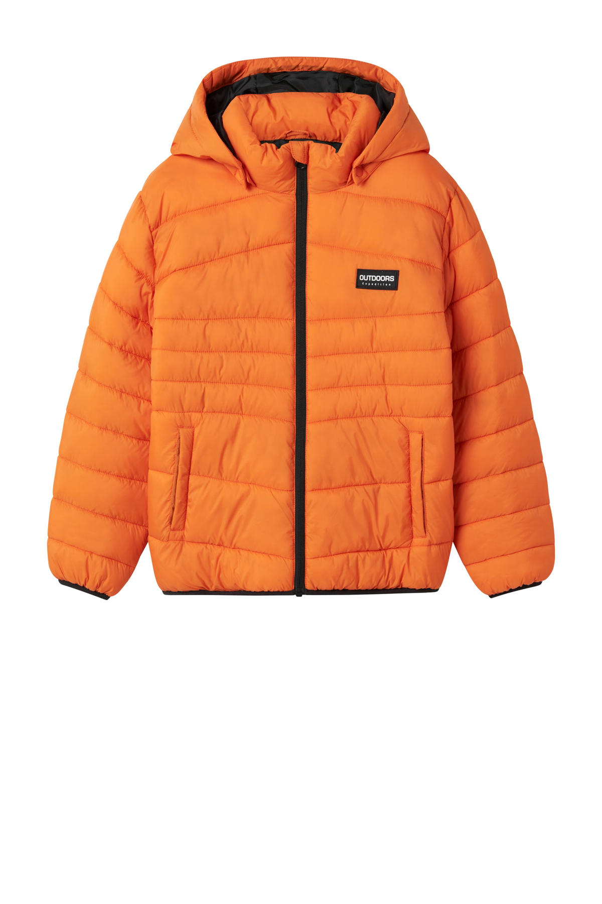 NAME IT KIDS gewatteerde jas oranje | kleertjes.com