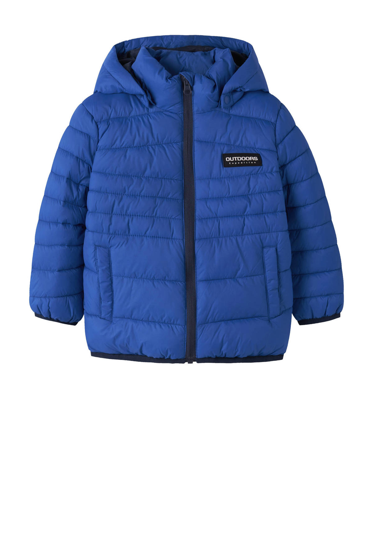 NAME IT MINI gewatteerde jas blauw | kleertjes.com