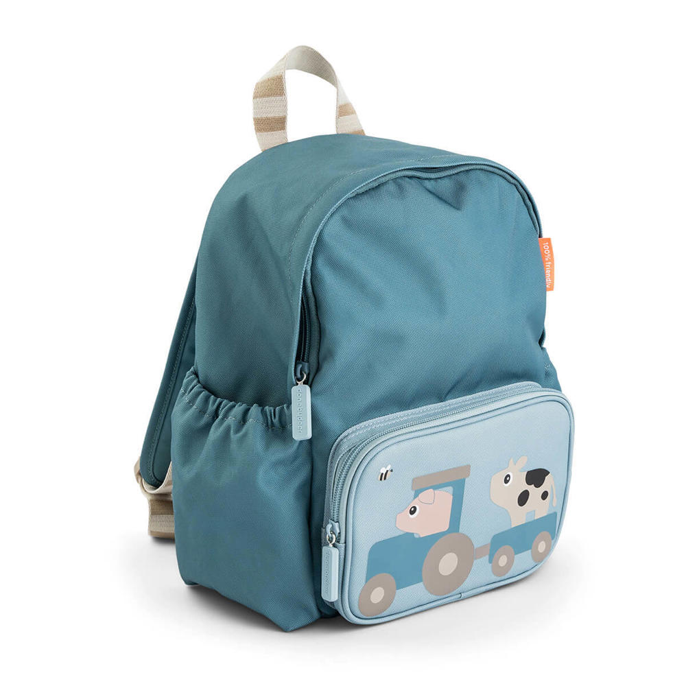 Done by Deer Kids backpack Tiny farm Blue 7,5 L Kinder rugzak Tiny farm ...