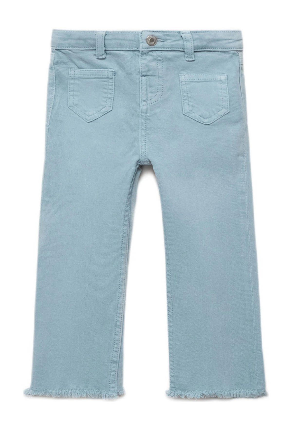 Mango Kids flared jeans blauw | kleertjes.com