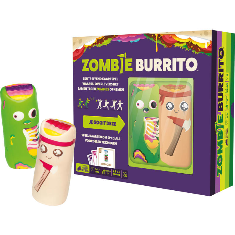 Exploding Kittens Zombie Burrito | kleertjes.com