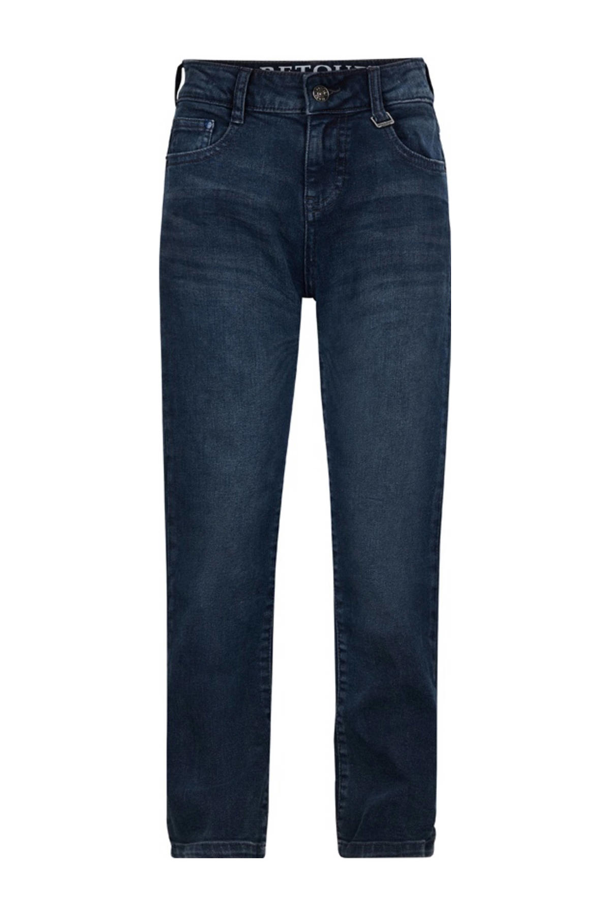 Retour Jeans relaxed loose fit jeans dark blue denim | kleertjes.com