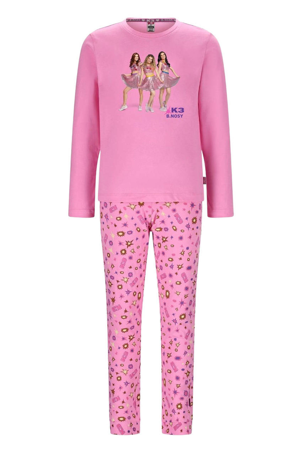 B.Nosy x K3 K3 pyjama Zoe roze | kleertjes.com