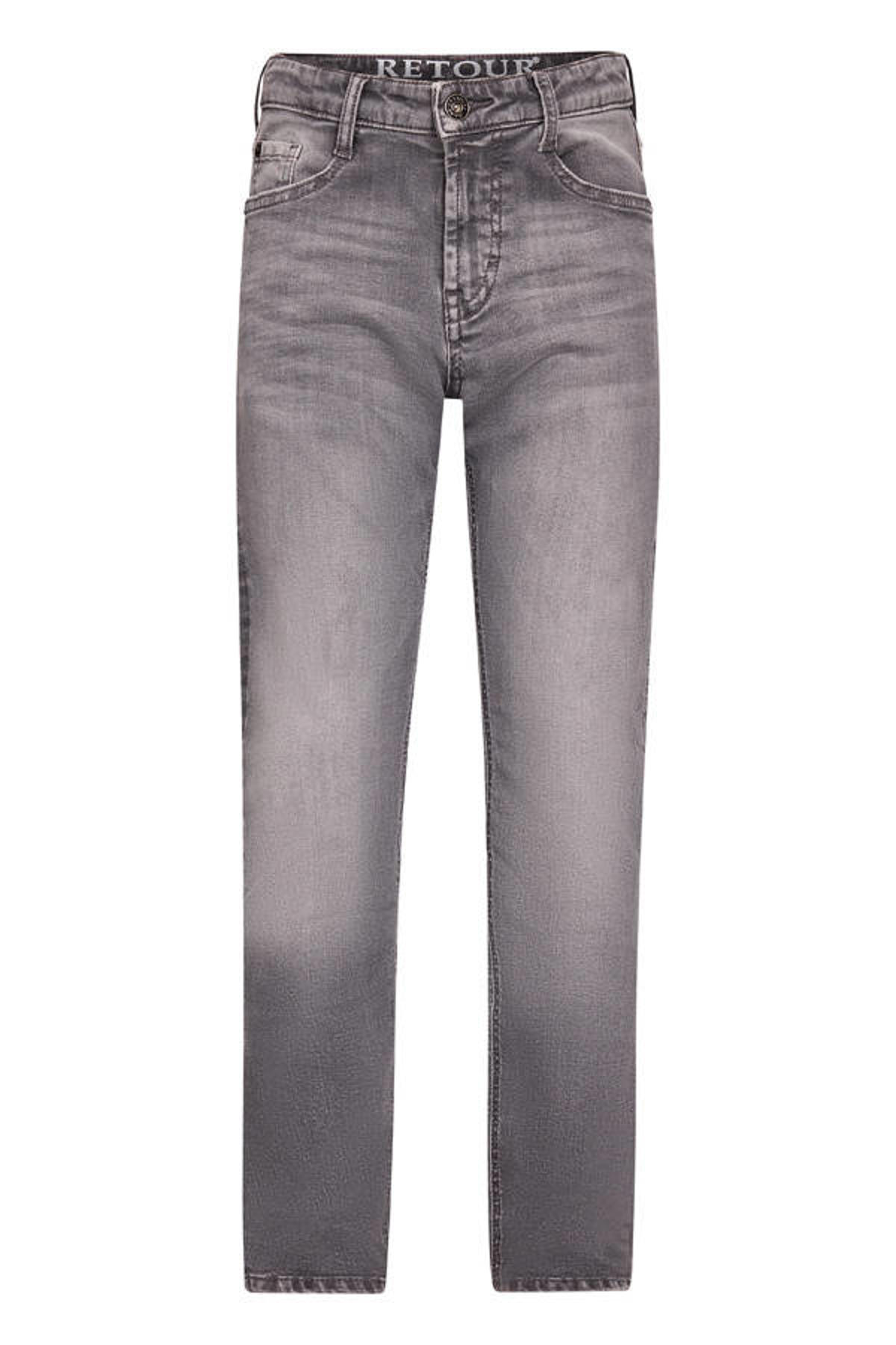 Retour Jeans straight leg jeans grey denim | kleertjes.com