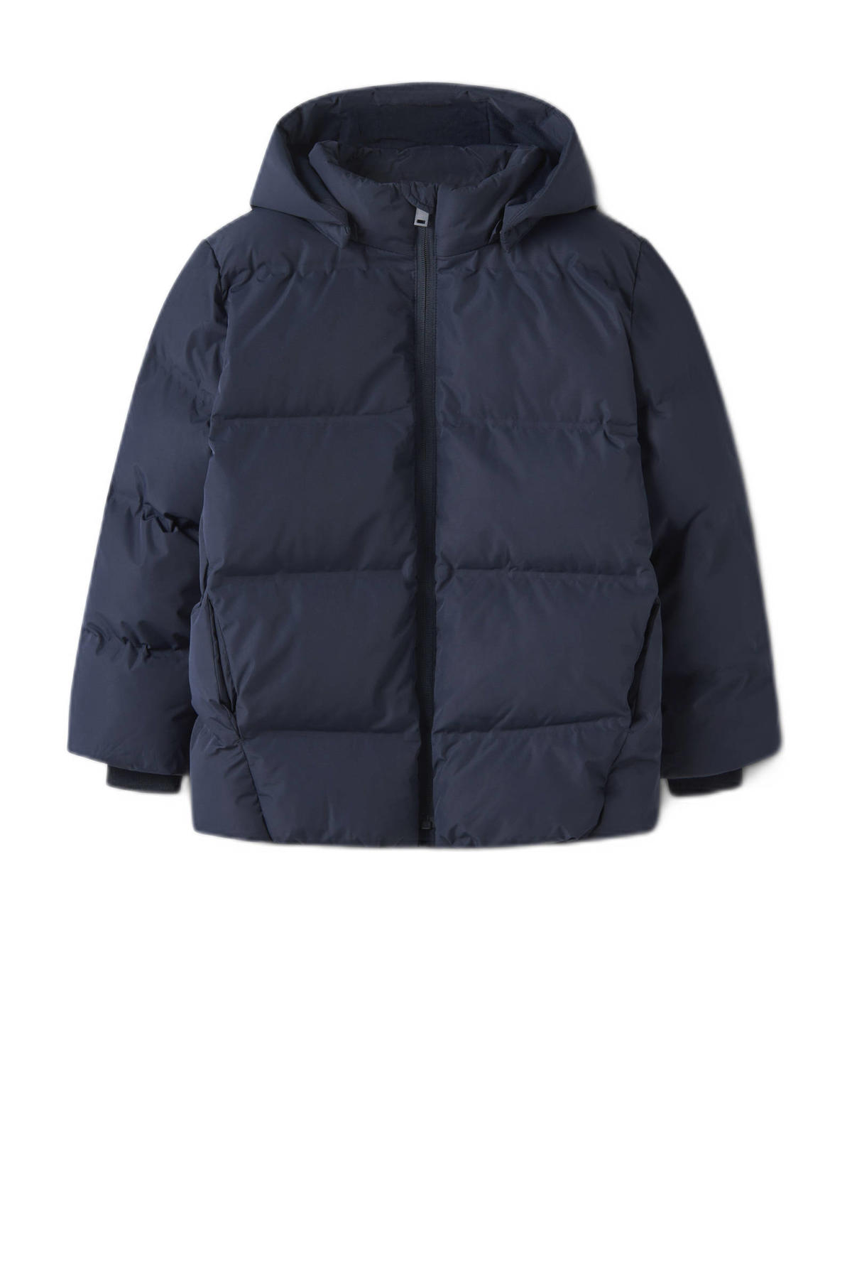 NAME IT KIDS gewatteerde jas donkerblauw | kleertjes.com
