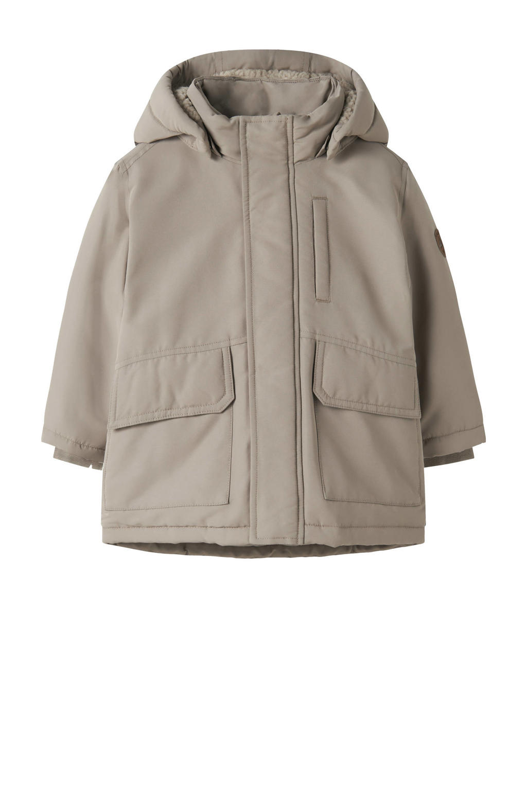 NAME IT MINI parka lichtbruin | kleertjes.com