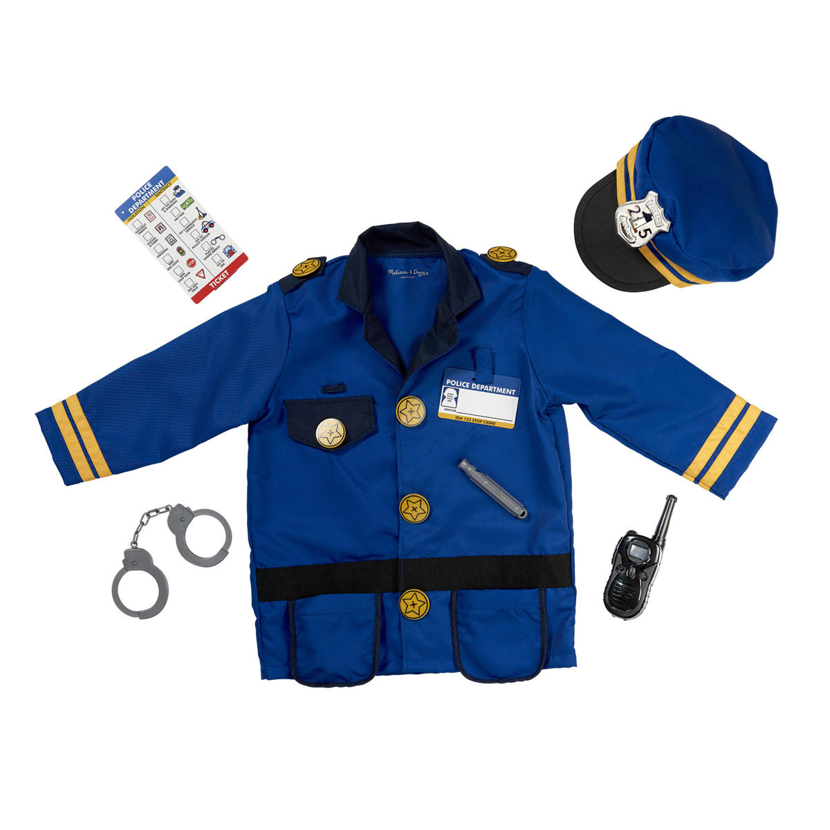 Melissa & Doug Police Officer Costume Role Play Set | kleertjes.com