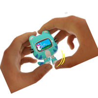 Eolo Toys Beep Boop Tochi – Digitale mini-robot met emoties, 4 games en ...