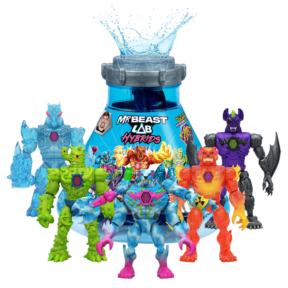 Moose Toys MrBeast Lab Hybrids - Hyper Fusion Serie Mega Pack – 5 Mix ...