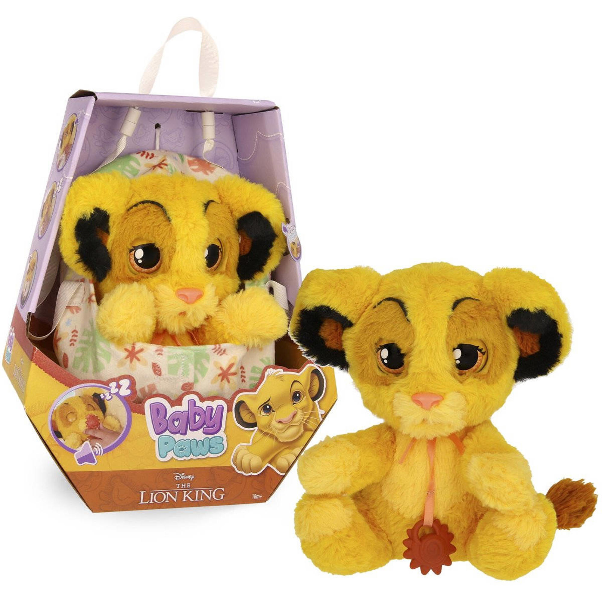 IMC Toys Baby Paws Disney Simba - Interactieve pluchen knuffel ...
