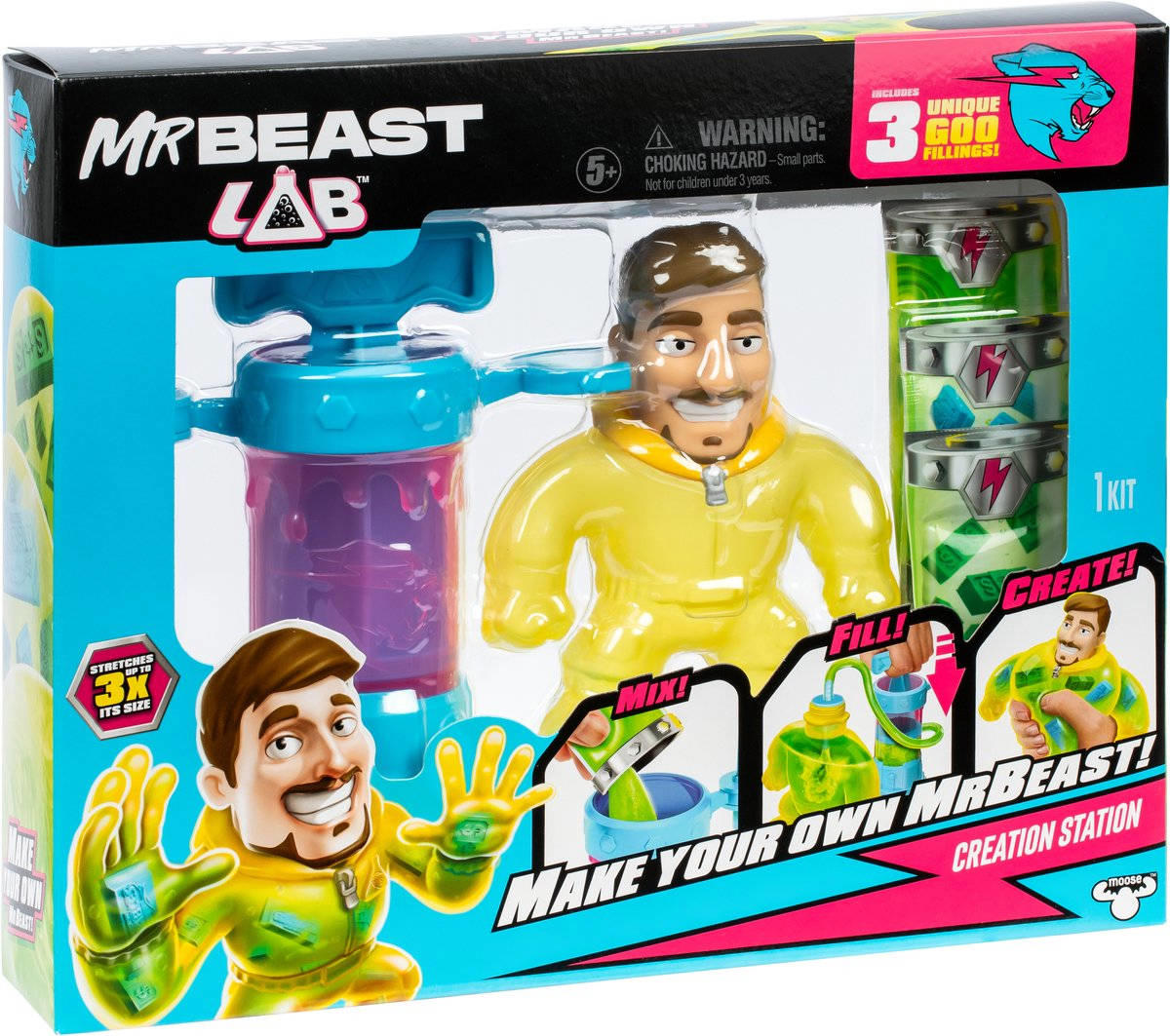 Moose Toys MrBeast Lab Creation Studio - Mix, Vul en Maak de ultieme ...