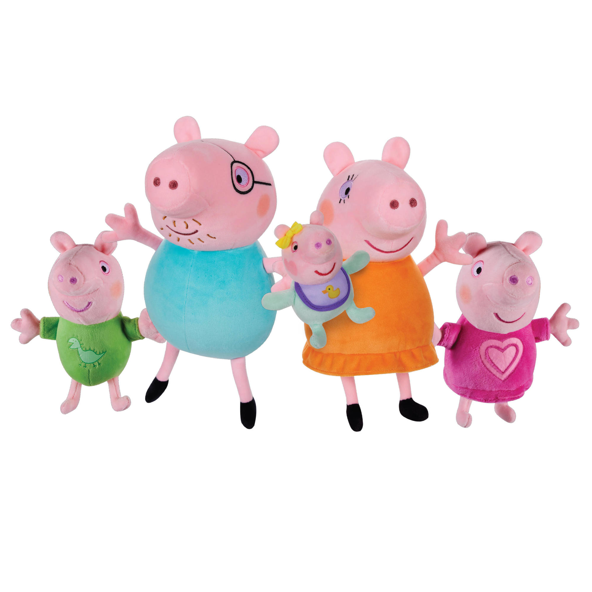 Peppa Pig Peppa Pig Family 5-pack pluche | kleertjes.com