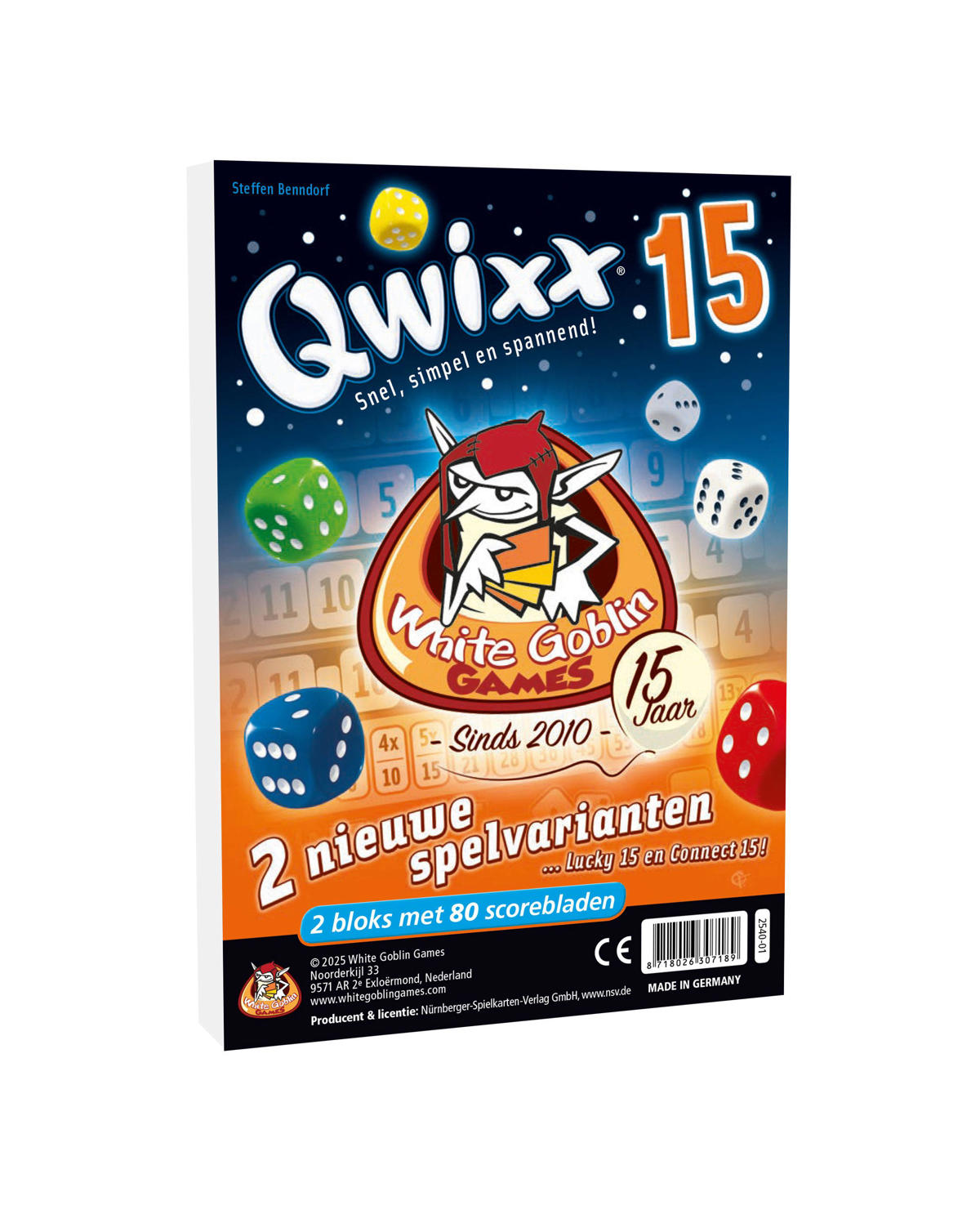 White Goblin Games Qwixx 15 kopen? | Morgen in huis | kleertjes.com