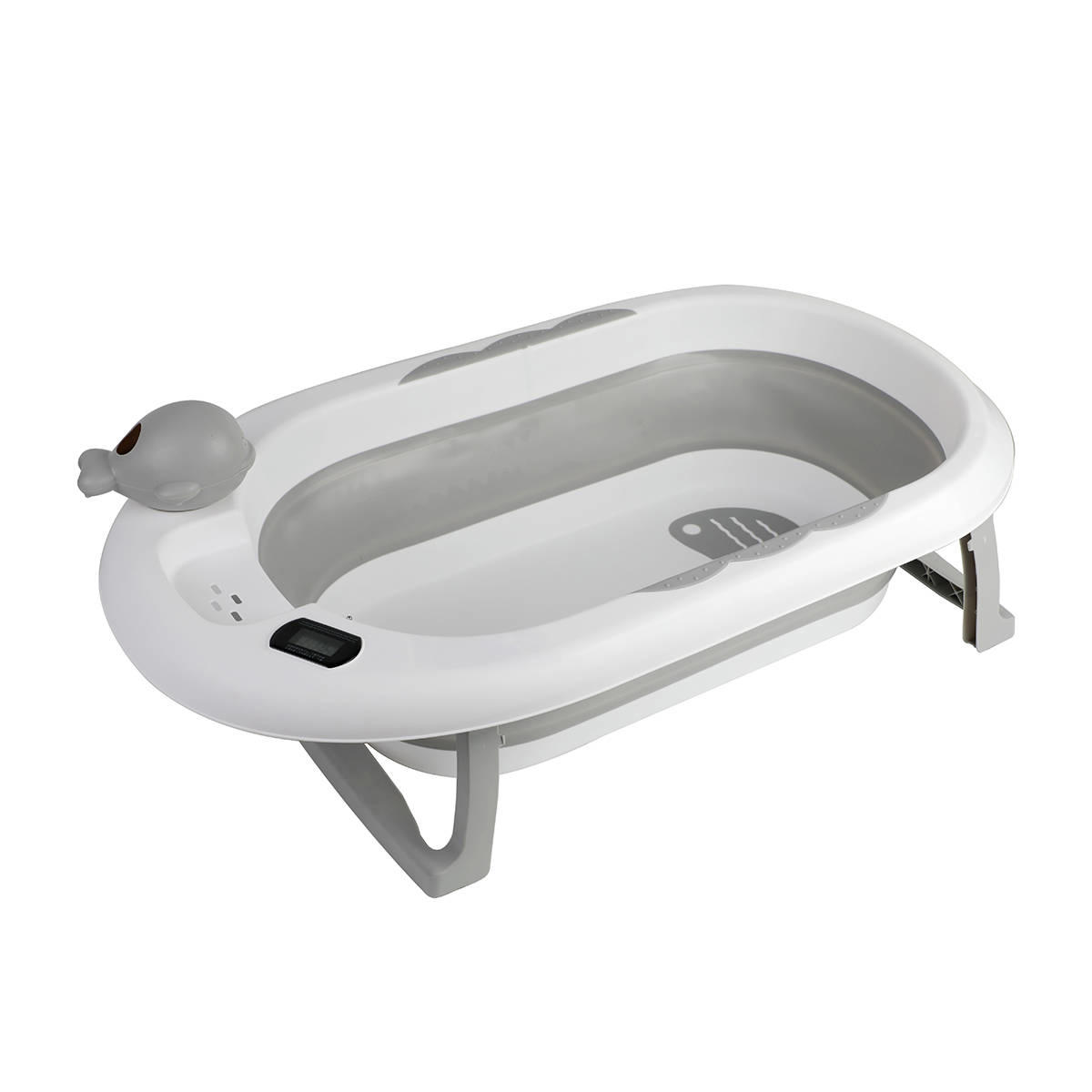 Tryco Thermo Foldable Bath Tub Grey | kleertjes.com