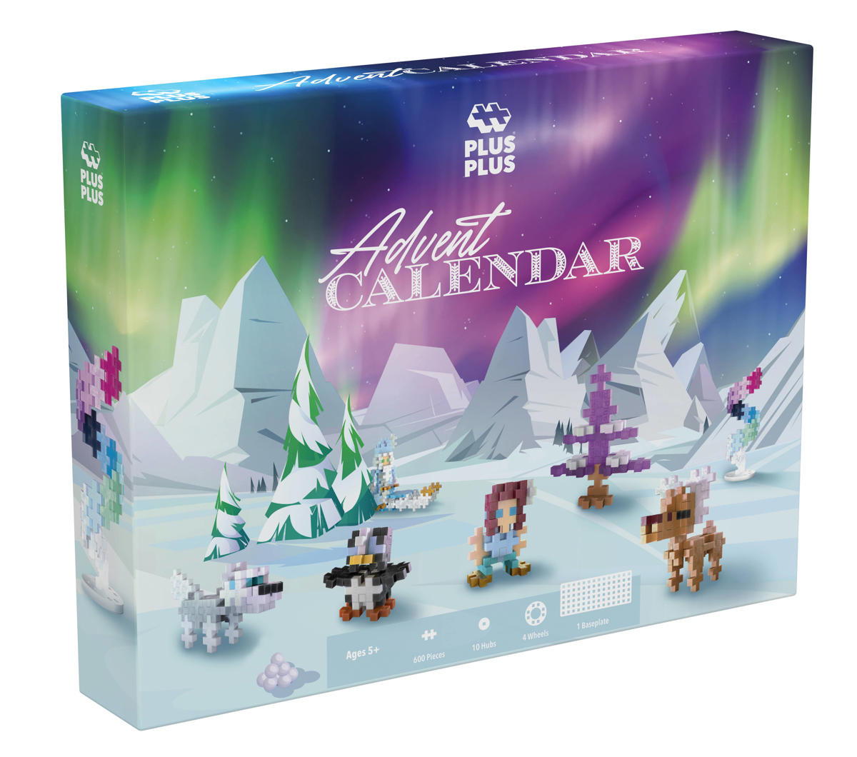 Plus-Plus Advent Calendar - Santa's Northern Lights Adventure - 4337 ...