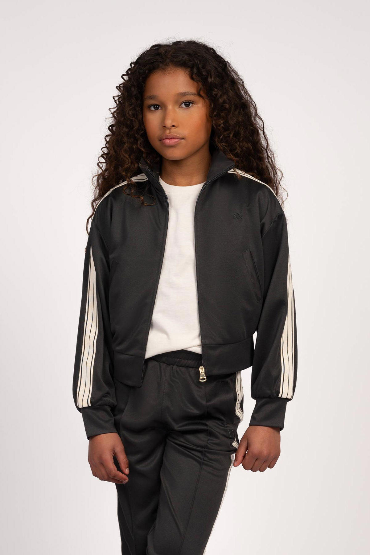 NIK&NIK Track jack met gestreepte biezen | kleertjes.com