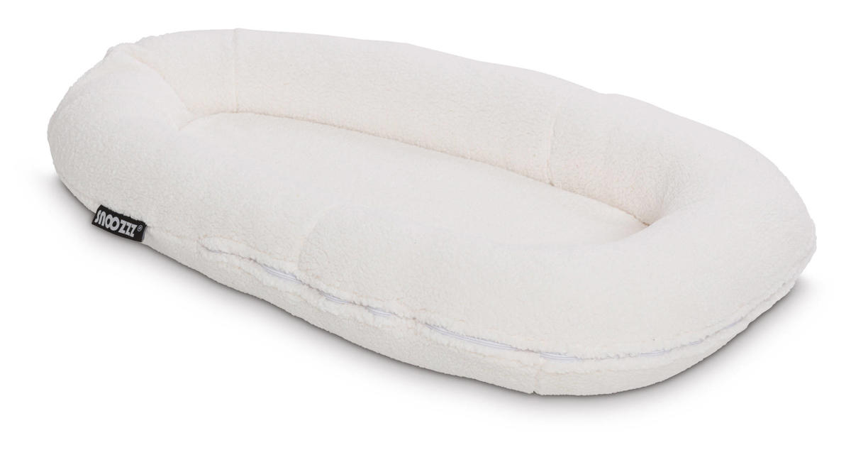 Snoozzz Babynestje met stevig matras - afneembare hoes - Teddy Naturel ...