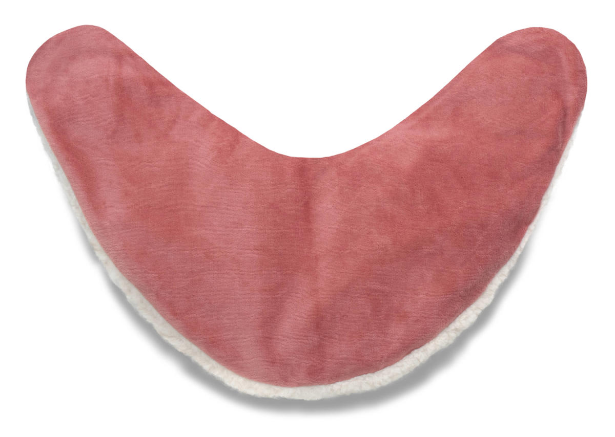 KipKep Lexie Heating Pillow teddy warmtekussen Dusty Clay | kleertjes.com