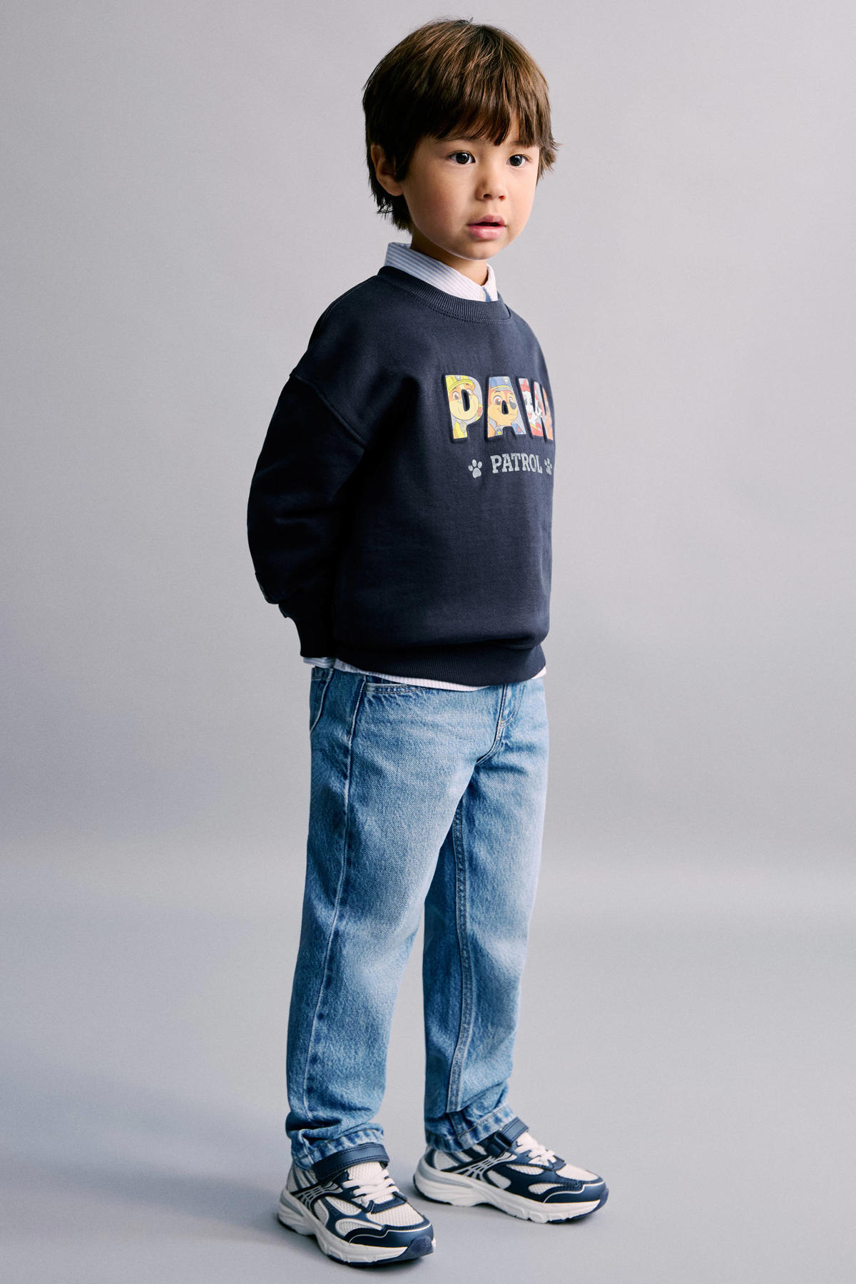 Mango Kids Paw Patrol sweater donkerblauw | kleertjes.com