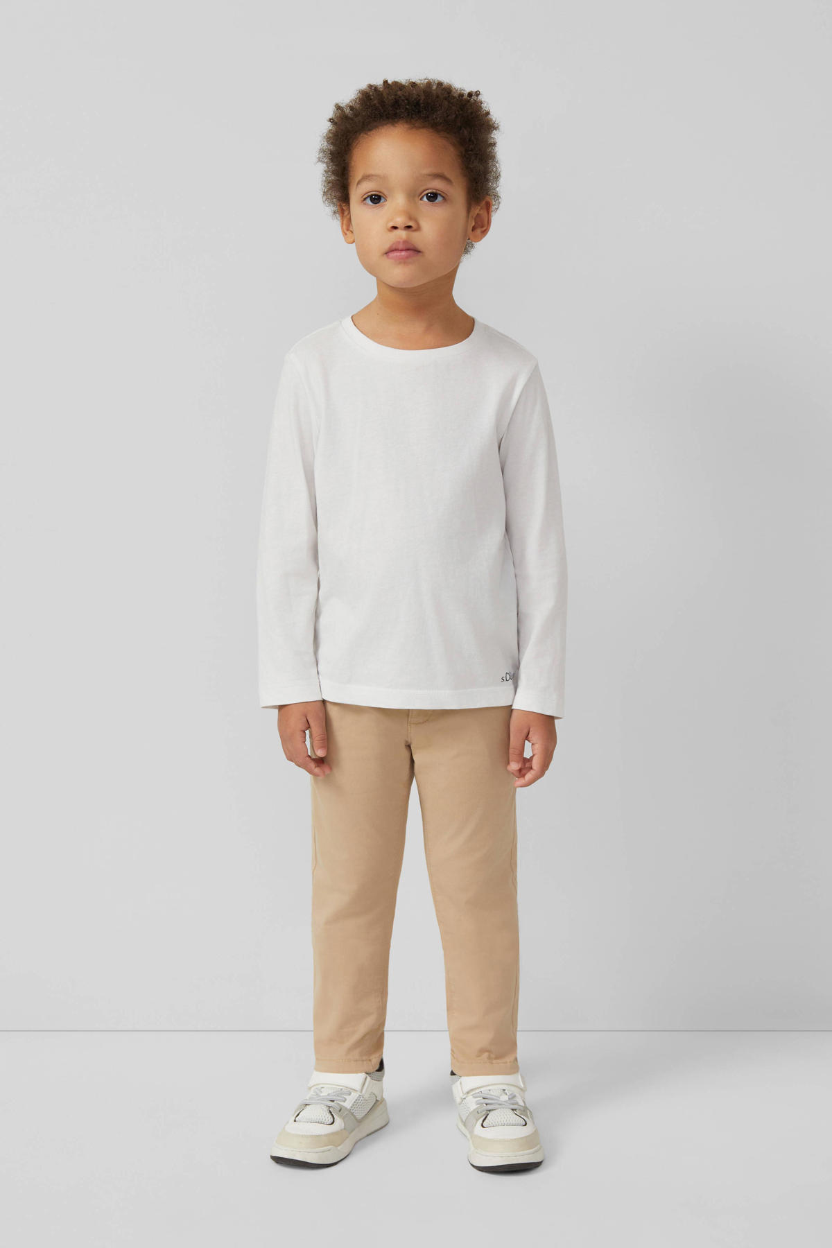 s.Oliver slim pantalon bruin kopen? | Morgen in huis | kleertjes.com