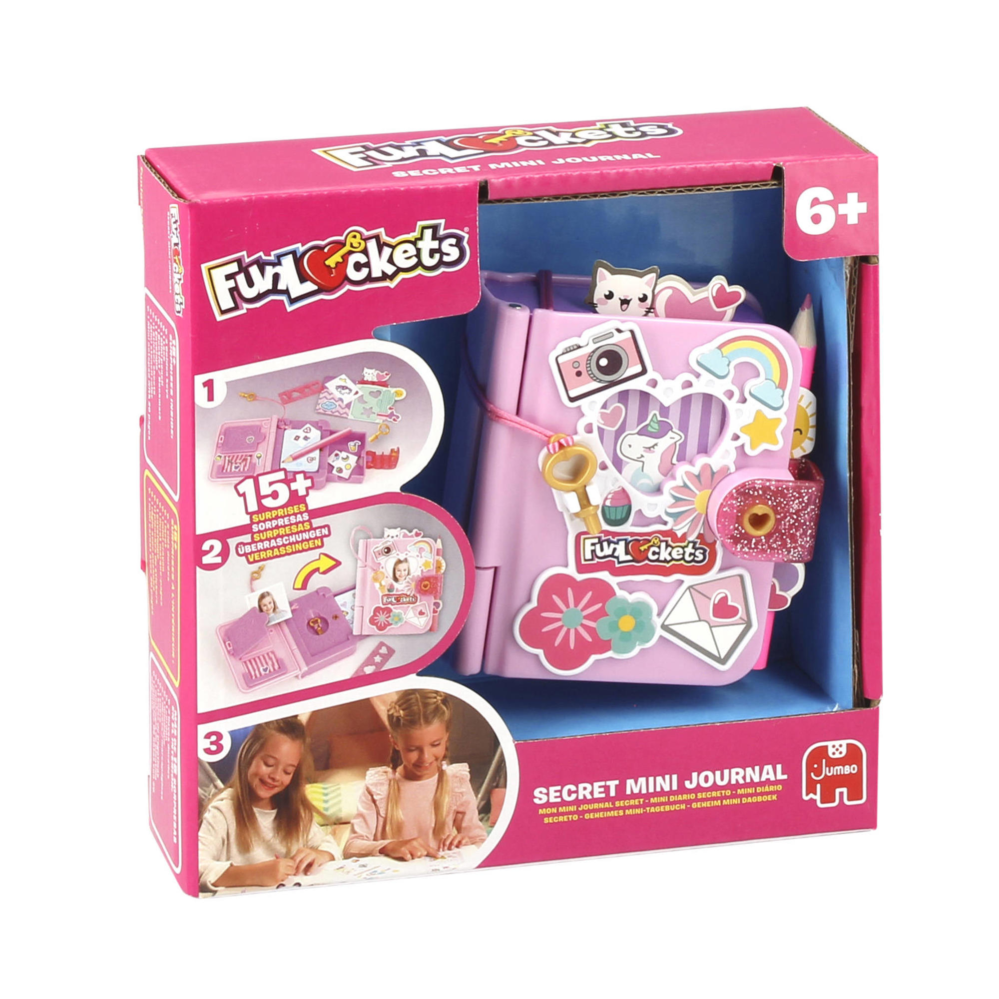 Jumbo FunLockets - Geheim Minidagboek | kleertjes.com