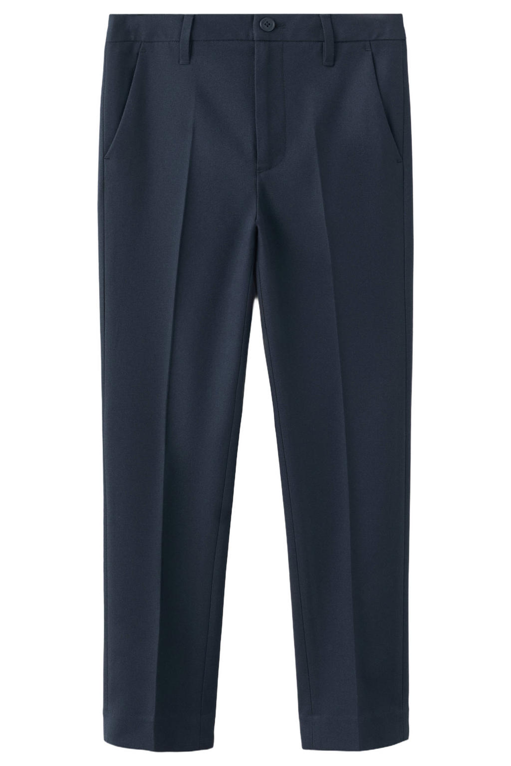 Mango Kids pantalon marineblauw | kleertjes.com