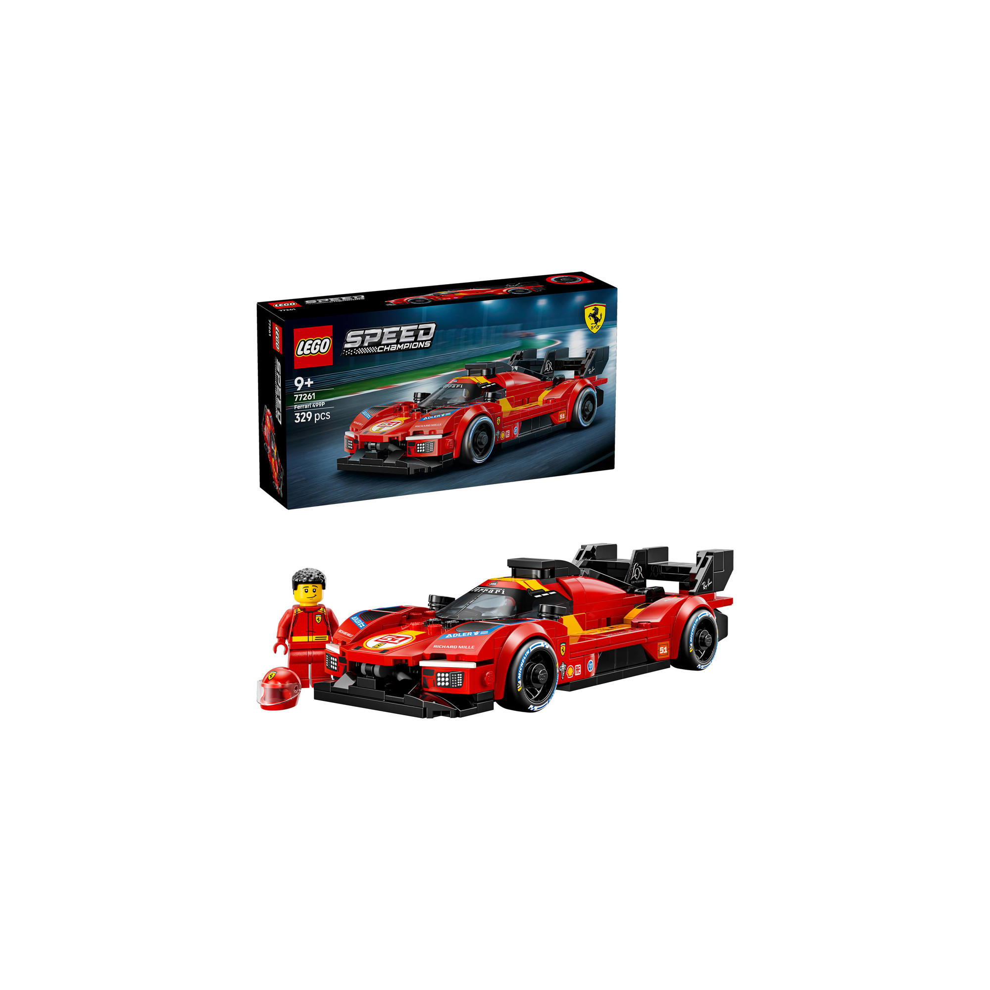 LEGO Speed Champions Ferrari 499P 77261 | kleertjes.com