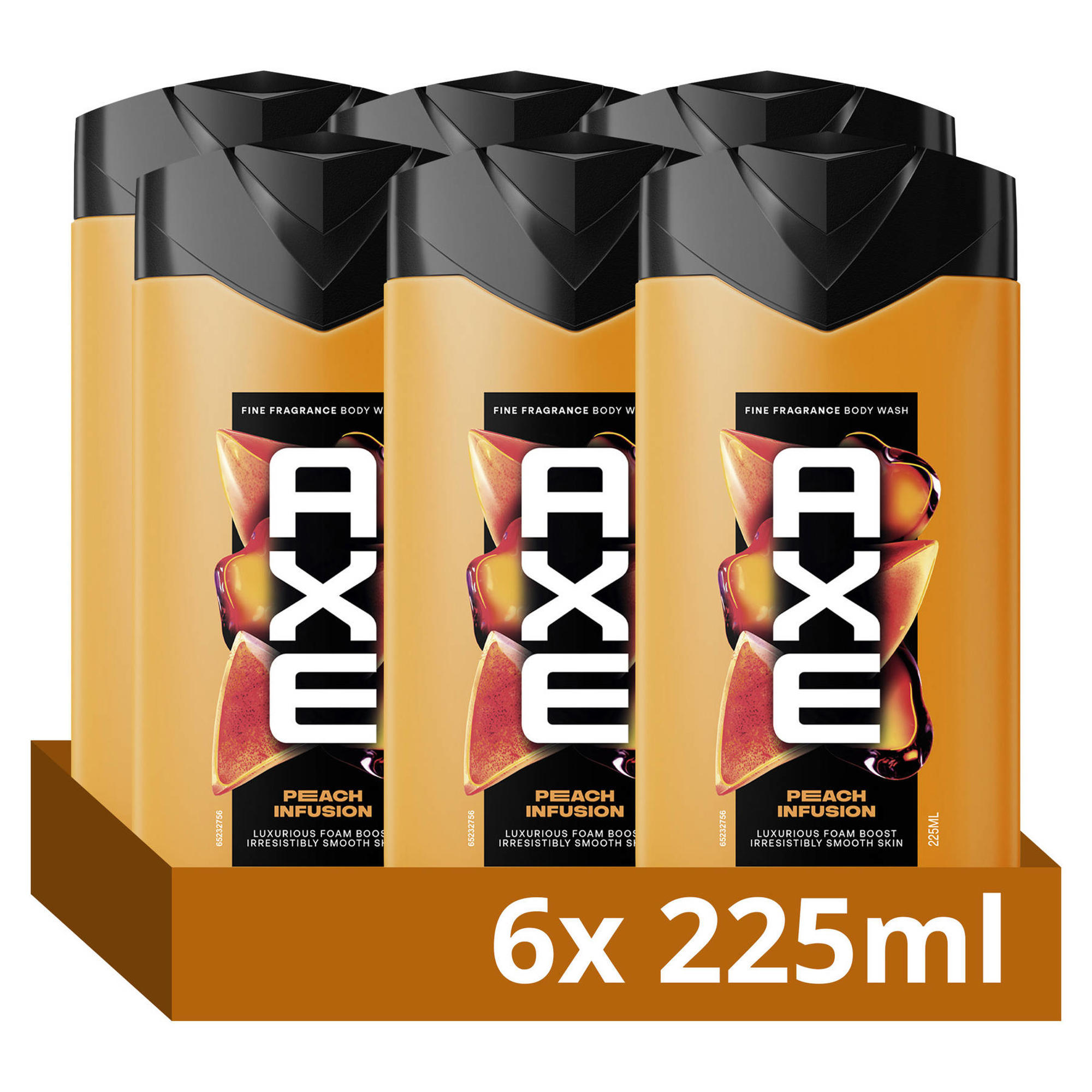 Axe Fine Fragrance Collection Peach Infusion douchegel - 6 x 225 ml ...