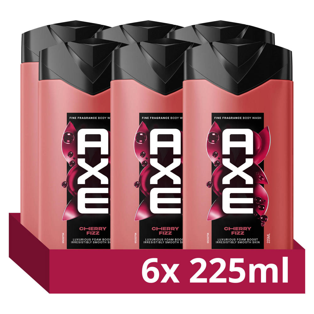 Axe Fine Fragrance Collection Cherry Fizz douchegel - 6 x 225 ml ...