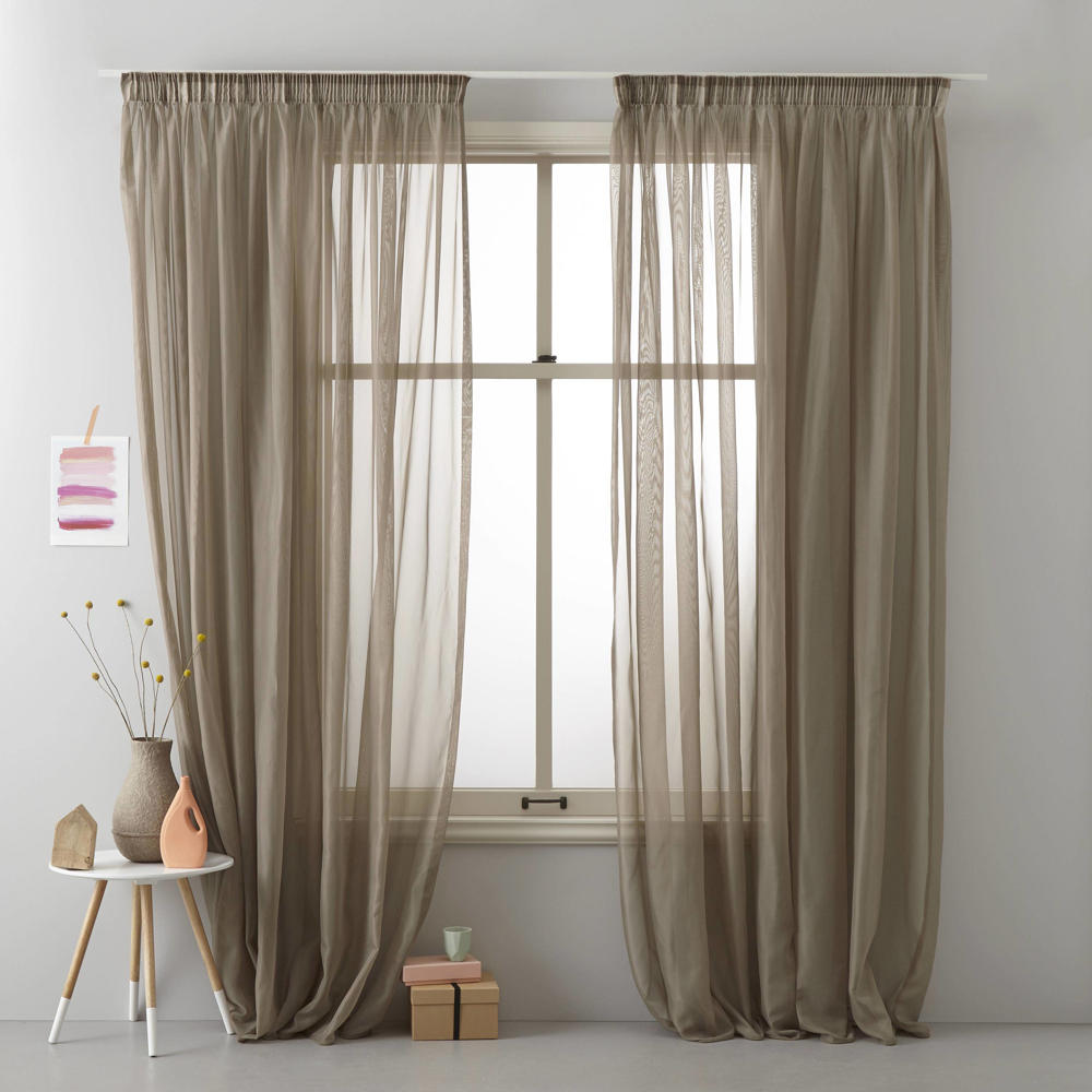 NOUS Living vitrage gordijn kant en klaar Turijn (per stuk) (450 x 315 ...