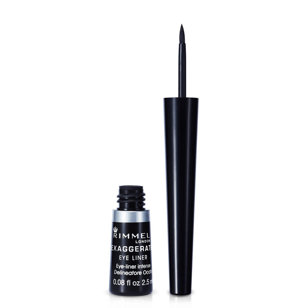 Rimmel London Exaggerate eyeliner - 001 Black | kleertjes.com