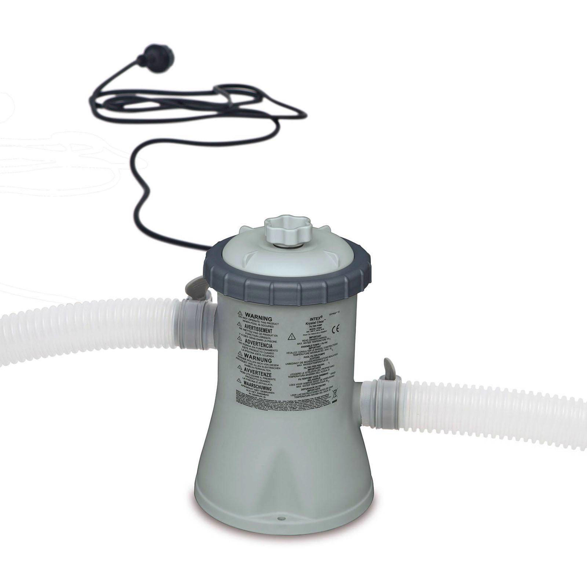 Intex Krystal Clear zwembadpomp 12V (1250 liter/u) | kleertjes.com