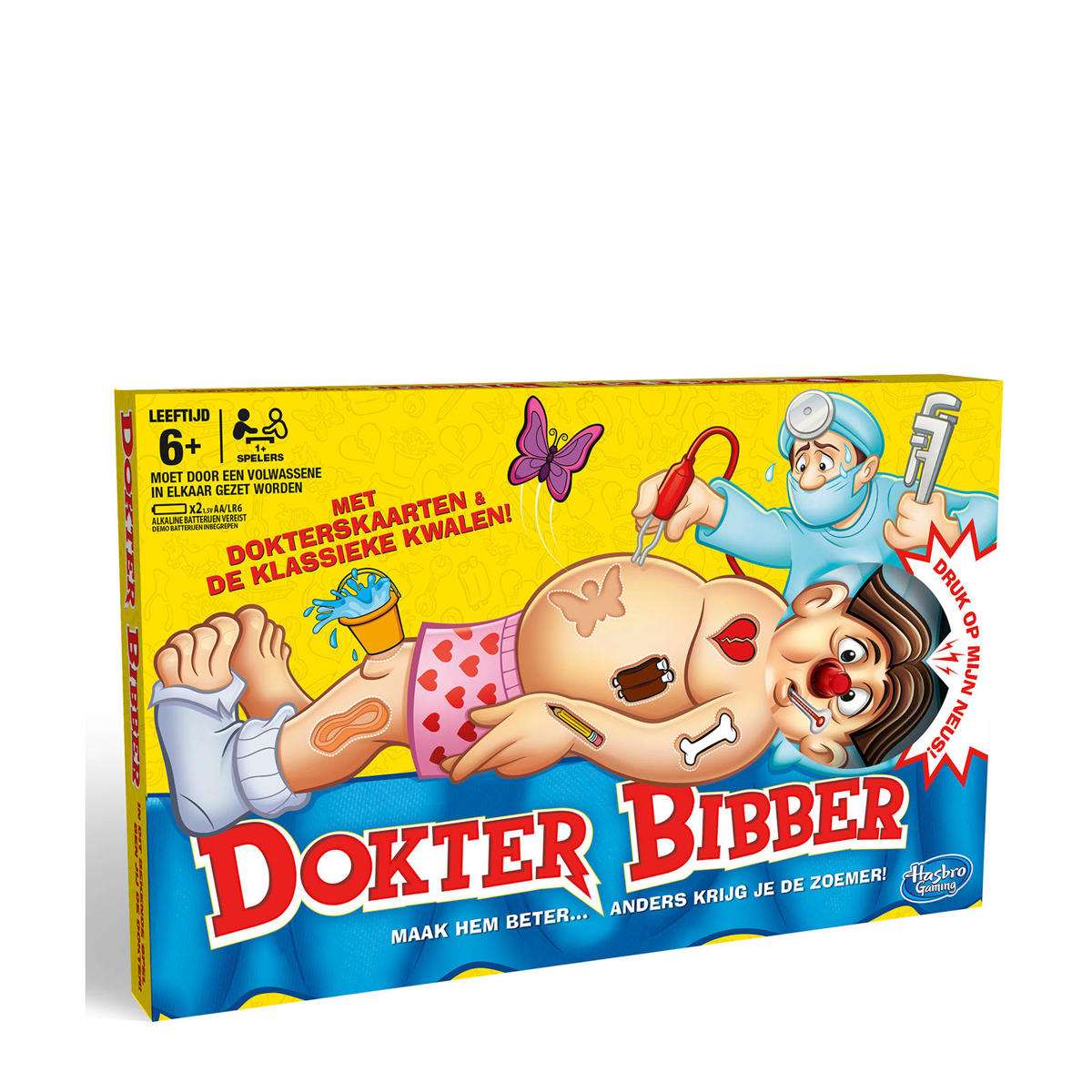 Hasbro Gaming B2176568 Dokter Bibber | kleertjes.com